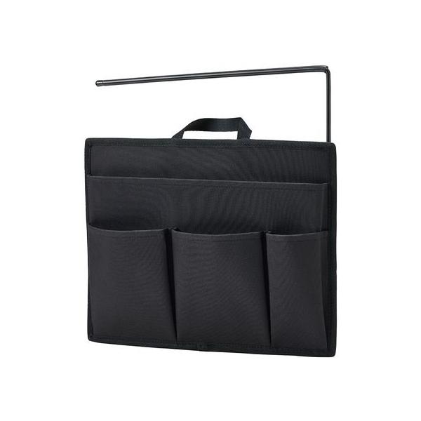 【仕様】●カラー：黒●外形寸法（ハンギングフック折りたたみ時）：約３０５（Ｗ）×２２５（Ｈ）×２０（Ｄ）ｍｍ●質量：約３００ｇ　●耐荷重（ハンギングフック使用時）：１ｋｇ　●主な材質：ポリエステル／ＰＰ／スチール／ＰＶＣ●最大対応机厚み：６...