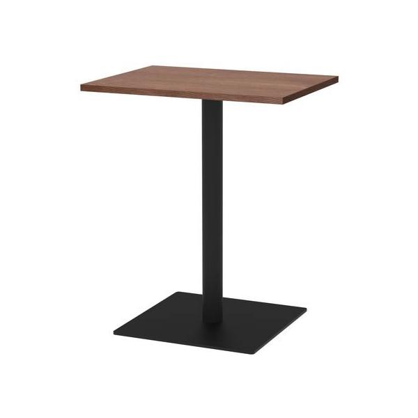 【商品説明】豊富なサイズ展開とカラーバリエーションを誇るリスタシリーズのカフェテーブルです。【仕様】●外寸法（Ｗ×Ｄ×Ｈ）：６００×４５０×７２０ｍｍ　●天板色：ウォルナットＩ　●重量：１８．８ｋｇ　●天板サイズ：６００×４５０ｍｍ　●ベー...