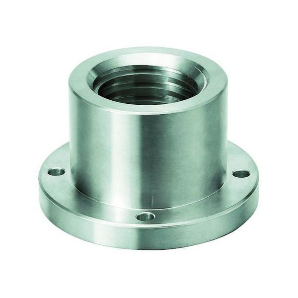 【商品説明】●無電解ニッケルめっき仕上げです。【仕様】●型番：SDY−LMB−42　●ねじ寸法：M42　●全高（mm）：40　●台座径（mm）：97　●取付箇所：4ヵ所（推奨ねじ：六角穴付ボルトM8）　●黄銅