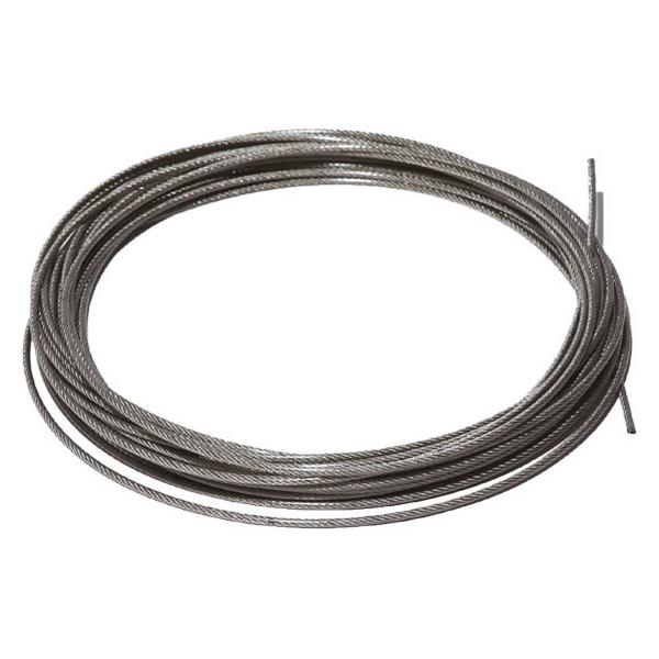 【商品説明】コースロープ用ステンレスワイヤーロープ。２５ｍ用です。【仕様】●素材・材質：５ｍｍステンレスワイヤー（ビニール被膜付）　●商品重量：約２ｋｇ　●原産国：日本