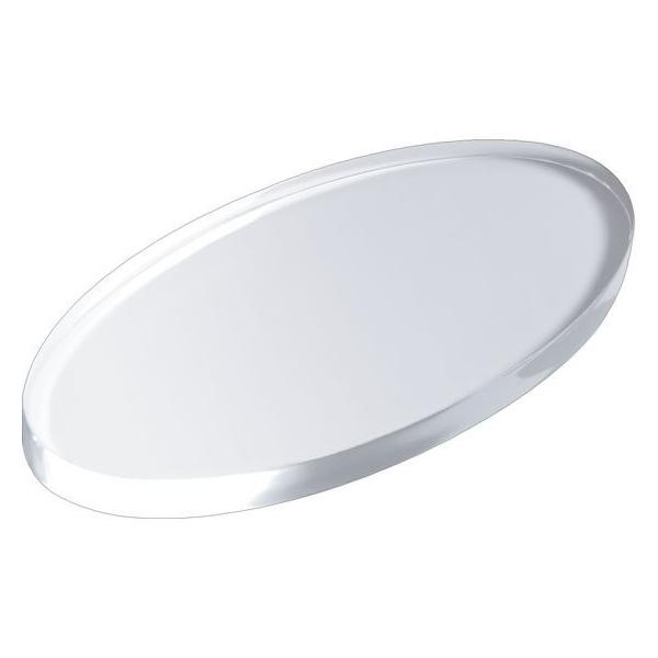 【商品説明】楕円型のデザインが、高級感の中にもフェミニンな優しさを演出します。　透明感と清涼感があり、ディスプレイの演出に最適です。　透明なので邪魔をせず、高級感が演出できるしっかりしたブロックです。　店頭での使用はもちろん、撮影や展示会・...