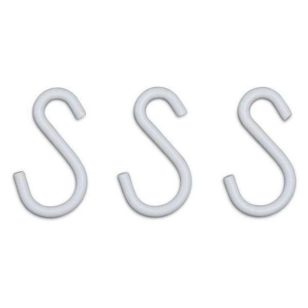 【商品説明】３個セットです。　小物などの掛ける収納に便利です。【仕様】●色：ホワイト●材質：スチール（粉体塗装）●注文単位：１セット（３個）　　5offcp_11