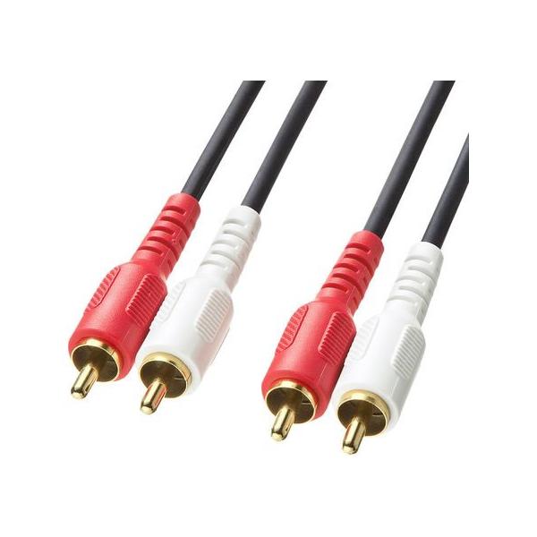 【商品説明】ＲＣＡピンプラグ同士に対応し、パソコンやＣＤ−ＲＯＭドライブ、スピーカーなどのオーディオ機器や周辺機器を接続できるケーブルです。線材には高純度ＯＦＣ無酸素銅を採用し、音質の劣化を抑えます。２４金メッキプラグにより接触抵抗を低減し...