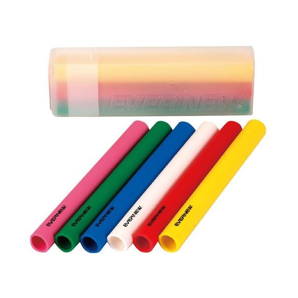 【商品説明】運動会やイベントで使用いただけるリレーバトンです。小学校低学年向け。【仕様】●カラー：ピンク、緑、青、白、赤、黄　●サイズ：直径３ｃｍ×長さ２９ｃｍ　●素材：ＰＶＣ塩化ビニール　●ケース付　●重量：１００ｇ／本　●生産国：日本製