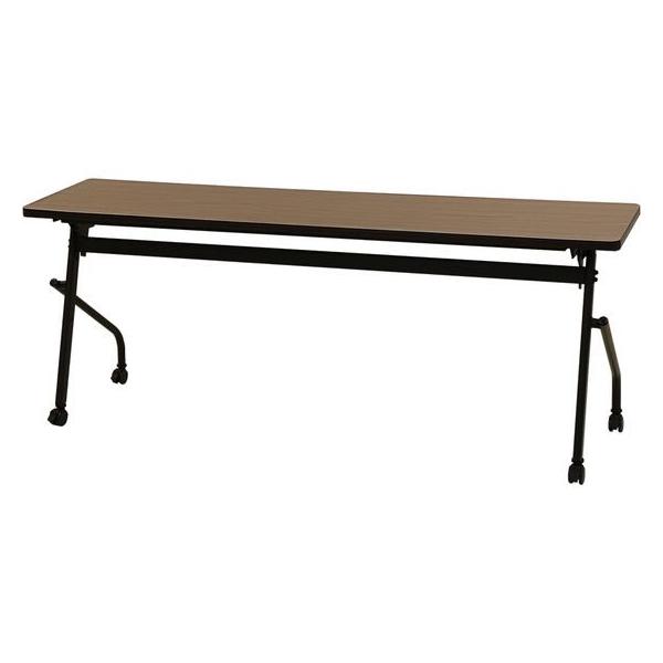 【商品説明】全キャスターにストッパー付きでしっかり固定でき、脚のアジャスターでがたつきも防ぎます。　手荷物をかけておける便利なサイドフック付きです。【仕様】●外寸：幅１８００×奥行４５０×高さ７００ｍｍ　●カラー：ブラック脚×ウォールナット...