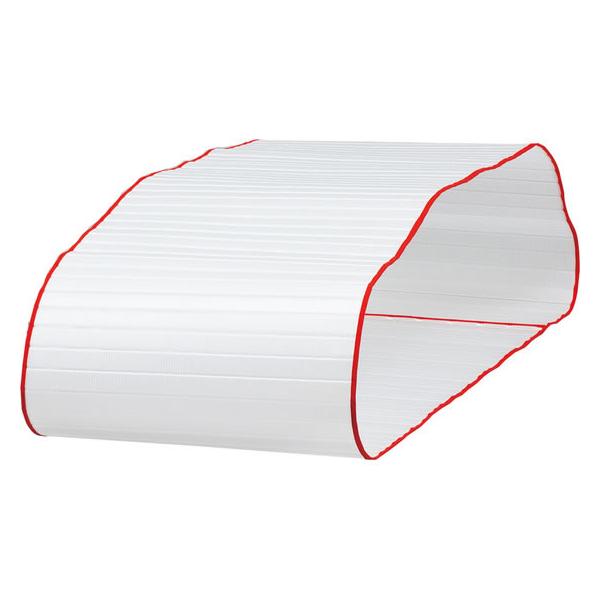 【商品説明】リング加工のため広げてそのまま使えます。【仕様】●素材・材質：ポリプロピレン、アクリル　●仕様：たたんで収納もコンパクト　●サイズ：周囲３５０×幅６０×厚さ５ｍｍ　●商品重量：約９５０ｇ／ヶ　●原産国：日本