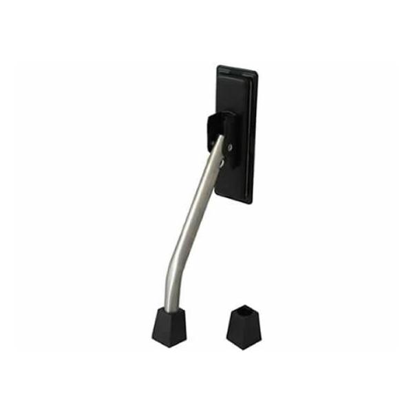 【商品説明】荷物の出し入れに便利。両手がふさがっている時も足で軽く押し下げるだけでＯＫ！ちょっとすき間を開けるのも簡単。お部屋の喚起などにも便利！強力ゴムキャップでガッチリ固定！補助板により木やアルミのドアにも固定できます。はり直し自由の片...