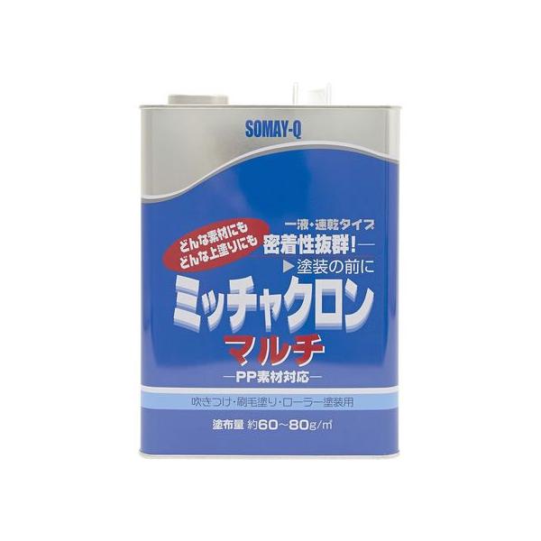 【商品説明】密着の悪い素材に対して、ペーパー研ぎが不要で強力な密着が得られます。　鉛やクロムなどの有害金属を一切使用していない安全性の高いプライマーです。【仕様】●容量：３．７Ｌ　●商品サイズ（幅×奥行×高さ）：１８０×１０５×２３８（ｍｍ...