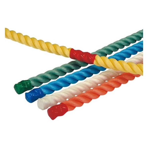 【商品説明】重たい棒引きもロープなら軽くて引っ張りやすい、ロープの上をバランスをとって歩くゲームも出来る。白・黄ロープのセンターマークは赤、赤・緑・青ロープのセンターマークは黄、両端ヒートカットの後テープで覆い止め末端テープ加工。末端のテー...