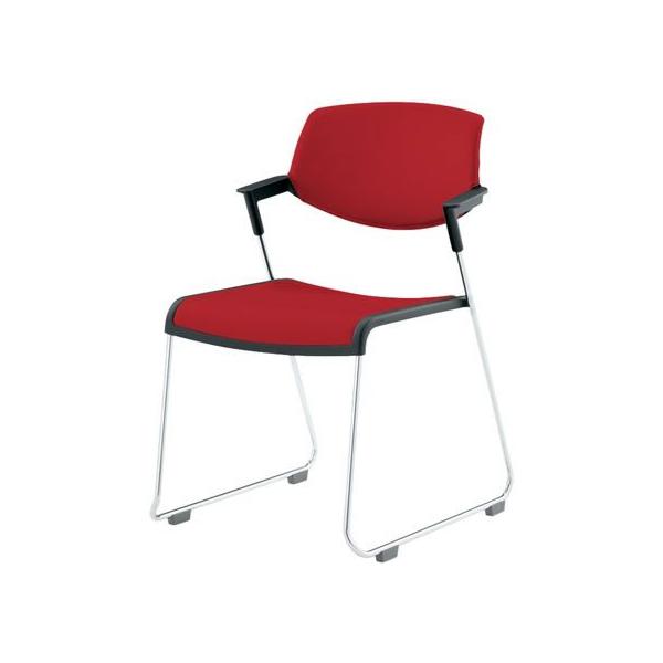 【商品説明】従来の肘なしチェアーと同等の幅寸法を実現。　Ｗ１８００テーブルで３脚使用できる肘付きチェアーです。　肘と一体化した背もたれにより、体重を分散し、体への負担を減らすとともに、体幹の保持をサポートします。【仕様】●品番：ＣＫ−Ｍ６２...