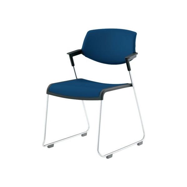 【商品説明】従来の肘なしチェアーと同等の幅寸法を実現。　Ｗ１８００テーブルで３脚使用できる肘付きチェアーです。　肘と一体化した背もたれにより、体重を分散し、体への負担を減らすとともに、体幹の保持をサポートします。【仕様】●品番：ＣＫ−Ｍ６２...