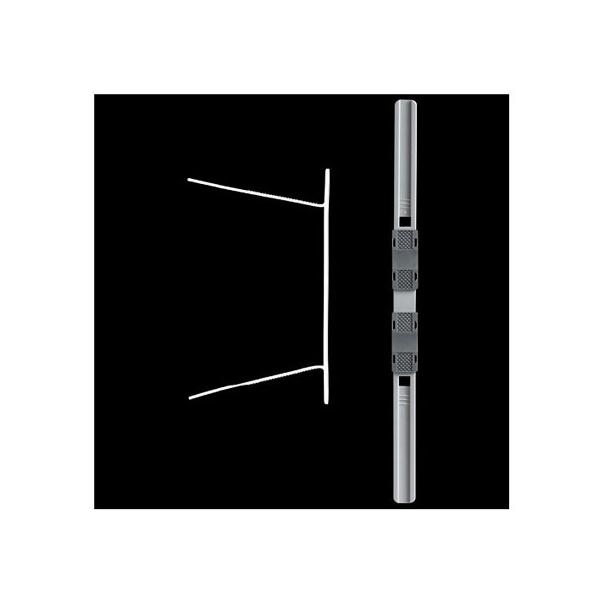 【仕様】●外形寸法（脚の長さ）：７０ｍｍ●台座部寸法（高・縦）：２０２ｍｍ●台座部寸法（幅・横）：１１．３ｍｍ●穴間隔：８０ｍｍ●裏面粘着テープ：無●材質（台座）：ポリスチレン●材質（脚）：ポリエチレン●最大とじ枚数：約２５０枚●１パック入...