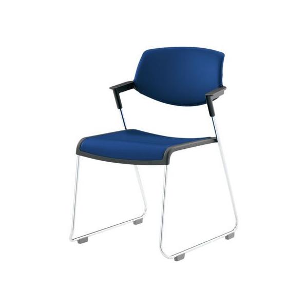 【商品説明】従来の肘なしチェアーと同等の幅寸法を実現。　Ｗ１８００テーブルで３脚使用できる肘付きチェアーです。　肘と一体化した背もたれにより、体重を分散し、体への負担を減らすとともに、体幹の保持をサポートします。【仕様】●品番：ＣＫ−Ｍ６２...