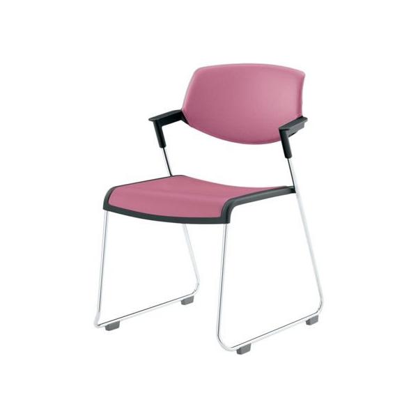 【商品説明】従来の肘なしチェアーと同等の幅寸法を実現。　Ｗ１８００テーブルで３脚使用できる肘付きチェアーです。　肘と一体化した背もたれにより、体重を分散し、体への負担を減らすとともに、体幹の保持をサポートします。【仕様】●品番：ＣＫ−Ｍ６２...