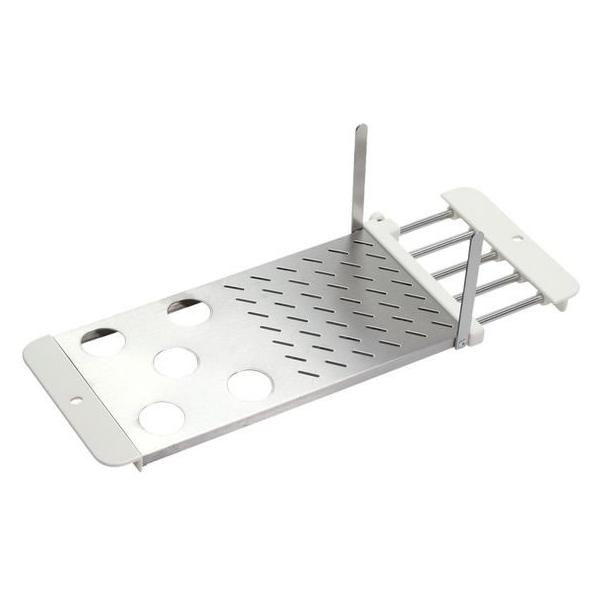 【商品説明】●ペットボトル・牛乳パックの水切りや乾燥にも便利●スライドしてシンクにピッタリ●シンク内を有効活用●対応シンクサイズ３５ｃｍ〜５５ｃｍ●耐荷重：約２ｋｇ【仕様】●製品サイズ：幅１７０×奥行４００〜６０５×高さ２０ｍｍ●重量：約４...