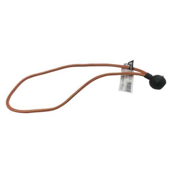 【商品説明】●伸縮性があり、周囲を糸で特殊織しています。【仕様】●型番：BCB-309　●色：混色　●線径（mm）：5　●全長（m）：0．3　●ボール付タイプ　●中芯：天然ゴム　●被覆：PP　●ボール：ポリプロピレン（PP）