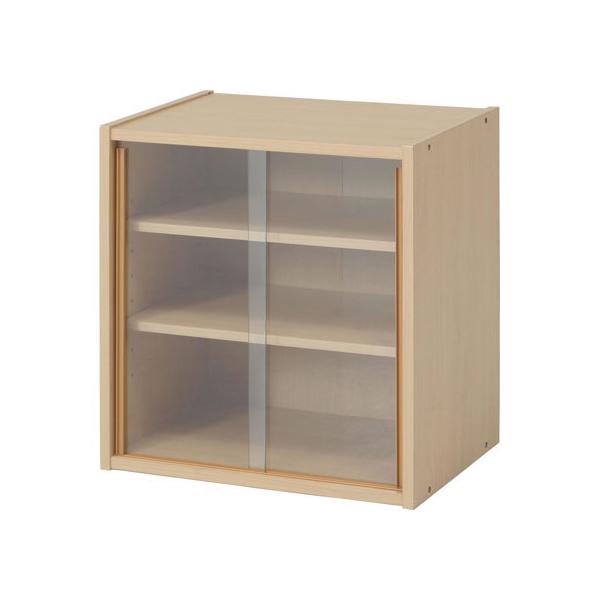 【商品説明】可動棚２枚付属８段階調整可能です。【仕様】●外寸法：幅４３０×奥行２９０×高さ４４０ｍｍ●内寸法：幅４００×奥行２３５×高さ４００ｍｍ（開口部の幅１７０ｍｍ）●ピッチ間隔：３２ｍｍ（８段階）●材質：ガラス／プリント紙化粧繊維板●...