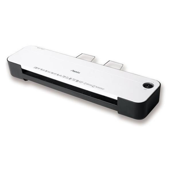 【商品説明】複雑な設定が無く使いやすいモデルです。ウォームアップが完了したらランプでお知らせします。【仕様】●外形寸法：幅４６２×奥行１１６×高さ６４ｍｍ（リアトレー使用時奥行１８０ｍｍ）●質量：１．１ｋｇ●最大ラミネート幅：３２０ｍｍ●最...