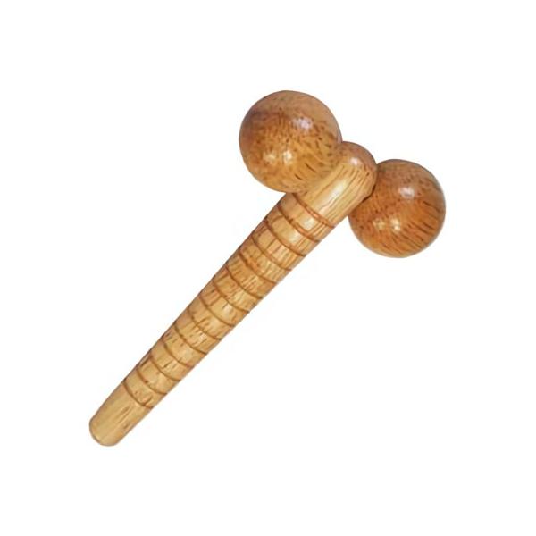 【商品説明】●肩をはじめ全身コロコロ！心地よい刺激です●つぼローラー・つぼ押し・ミニ肩たたきと使い方も工夫してマッサージができます【仕様】●仕様サイズ：幅約７．５×長さ１２ｃｍ　●内容量：１個　●材質：天然木