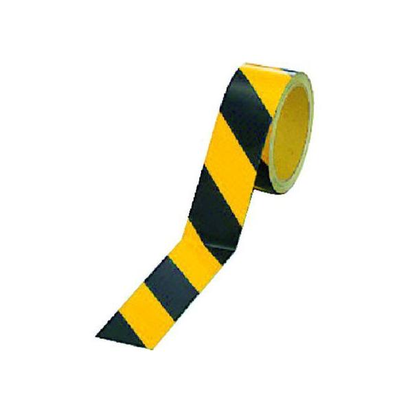 【商品説明】●ライトの光を反射するため夕方や夜間の視認性が高まります。●作業現場や各種施設の危険表示や立入禁止表示に最適です。【仕様】●型番：374-05　●色：イエロー／ブラック　●幅（mm）：45　●厚さ（mm）：0．12　●長さ（m）...