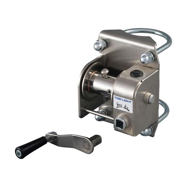 【商品説明】耐久性に優れ錆びにくいステンレス製。【仕様】●素材・材質：主材／ステンレス　●仕様：ウォームギヤ式（逆転防止機構）、バレー・テニス支柱７６ｍｍ用　●特徴：逆転防止機能付ネット巻　●商品重量：３ｋｇ　●原産国：日本　●付属品：ハン...