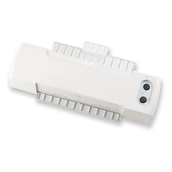 【商品説明】オートリバース機能付きのラミネーター。４本のヒートローラーでより早くきれいに仕上がります。【仕様】●外形寸法：幅５７０×奥行１７０×高さ１０６ｍｍ（リアトレー使用時奥行２８５ｍｍ）●質量：４．８ｋｇ●最大ラミネート幅：３２５ｍｍ...