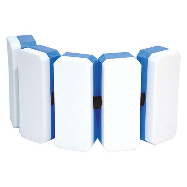 【商品説明】バックル仕様なので、着脱も簡単です。【仕様】●素材・材質：ＥＶＡ３０倍発泡、ベルト／ナイロン、バックル／樹脂　●仕様：浮力約３ｋｇ　●サイズ：１８．５×７×５ｃｍ×５連　●商品重量：１３０ｇ　●原産国：台湾