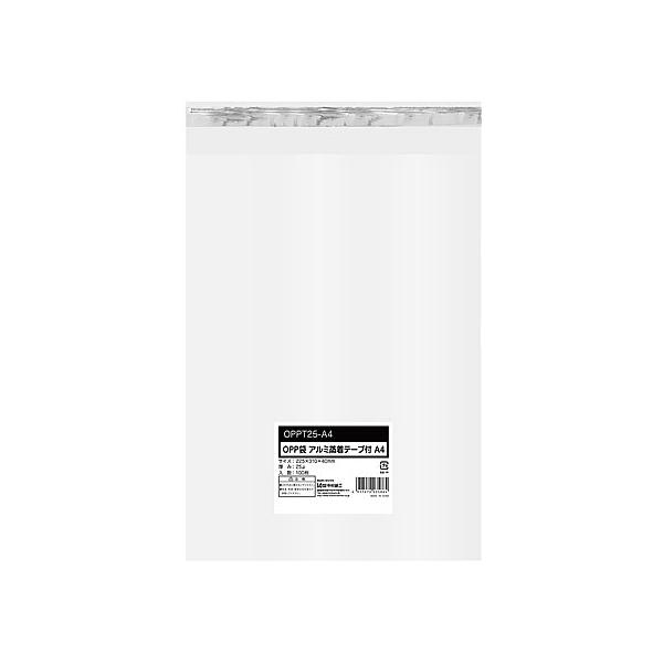 【商品説明】原料比率を削減した厚み０．０２５ｍｍの透明シールありのＯＰＰ袋です。　アルミ蒸着素材で静電気ゼロの剥離テープを使用しています。　静電気をカットすることにより剥離テープが手に絡み付かずストレスフリーで作業効率もアップします。【仕様...