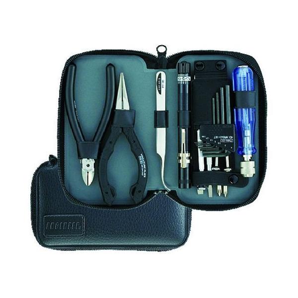 【商品説明】●精密作業に適したツールキットです。●作業服の胸ポケットにすっぽり入るコンパクトデザインです。【仕様】●型番：KS-27　●入数：１Ｓ　●ケース寸法（ｍｍ）間口：１６０●ケース寸法（ｍｍ）奥行：９０●ケース寸法（ｍｍ）高さ：３５...