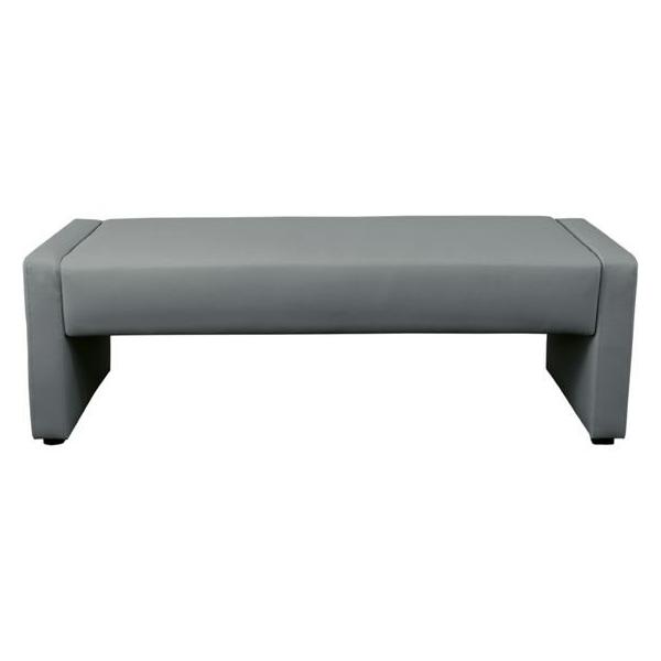 【仕様】●品番：ＣＡＬＭ−１２７ＫＤ−２−ＧＹ　●カラー：グレー　●外寸法：約幅１２７０×奥行５００×高さ４２０ｍｍ　●重量：９ｋｇ　●材質／張地：ＰＶＣレザー、座面：ウレタンフォーム、本体：木フレーム　●注文単位：１台●保証期間：１年間　...