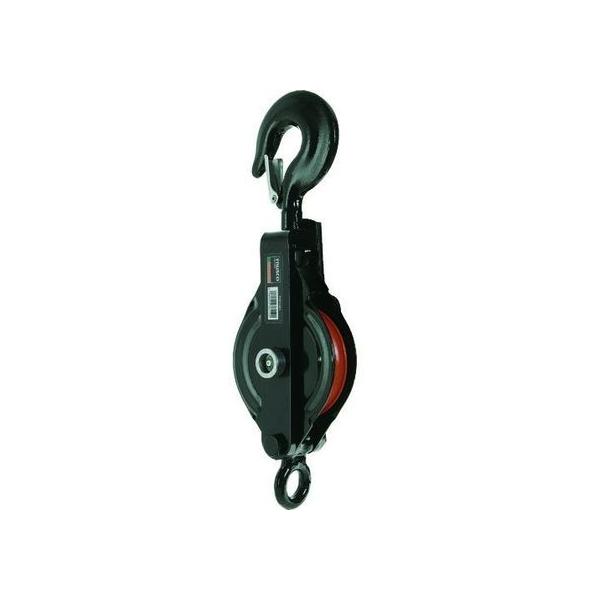 【商品説明】●側板が開くのでロープの途中からでも装着可能です。●グリスニップル付ですので分解しなくても給油できます。●車軸内部にオイル溜まりがありますので、長期にわたり潤滑され回転が安定しています。【仕様】●型番：TSB0751　●基本使用...