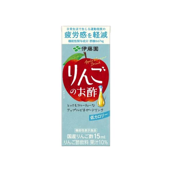 【商品説明】低カロリーでりんご酢１５ｍｌが摂れる、機能性表示食品のりんご酢。　国産りんご酢（１５ｍｌ）とりんご果汁（１０％）を使用。　低カロリーでも美味しい（１あたり３８キロカロリー）。【仕様】●低カロリー　●注文単位：１本　機能性関与成分...