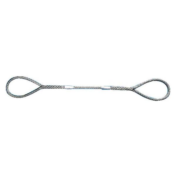 【仕様】●型番：GR-16S3　●安全使用荷重2本垂直吊り（t）：3．97　●全長（m）：3．0　●スリング径（mm）：16　●タイプ：A　●JIS規格（JISG3525）　●ロープ：炭素鋼　●芯：麻芯　●スリーブ：アルミ合金