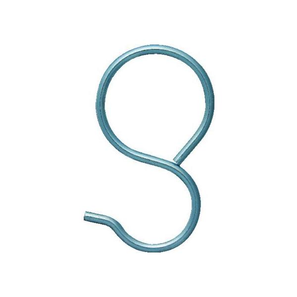 【商品説明】●パイプに使用できるフックです。【仕様】●型番：P-151　●入数：5個　●D（mm）：3．2 ●A（mm）：58．6 ●B（mm）：30．5 ●C（mm）：23．4 ●使用荷重（kN）：0．03　●使用パイプ：（P−150）3...