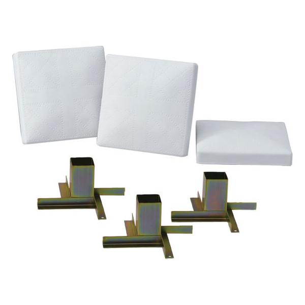 【商品説明】野球・ソフトボール用ベースと上金具のセット。【仕様】●素材・材質：外被／ラバー、芯材／ウレタンチップモールド　●仕様：取付金具の寸法にご注意ください。　●サイズ：ベースサイズ／３８×３８ｃｍ、厚さ９ｃｍ　●商品重量：１４．７ｋｇ...