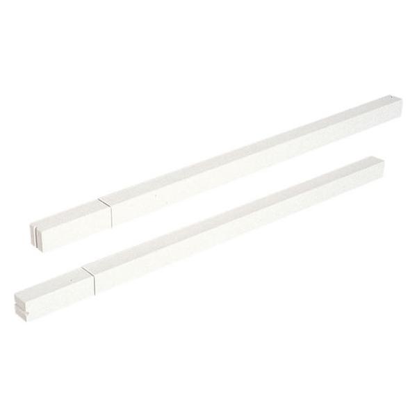 【商品説明】テニスシングルコート用補助ポール。【仕様】●素材・材質：木製ヒノキ５ｃｍ角　●サイズ：高さ１０７ｃｍ　●商品重量：３．５ｋｇ／組　●原産国：日本