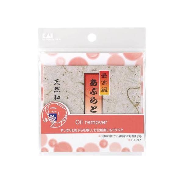 【商品説明】●敏感肌にもやさしい天然繊維を使用したあぶらとり紙。●天然和紙使用。【仕様】●入数：１００枚●パッケージサイズ：１２０×１１０×６ｍｍ●重量：２３ｇ