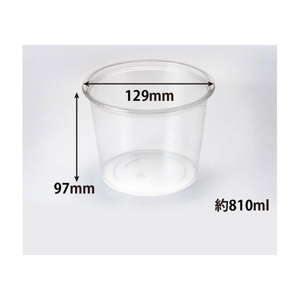 【商品説明】シンプルな形状で使いやすい、サラダにおすすめの丸型透明容器です。本体のみ、蓋は別売りです。【仕様】●サイズ：φ１２９×９７ｍｍ●材質：バイオマスプラ●重量：１６ｇ●原産国／製造国：日本●メーカーシリーズ名：バイオカップ・クリーン...