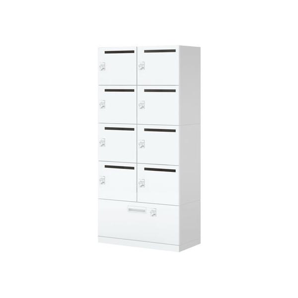 【仕様】●品番：SNN-RL87DMB-SAW3P-K●外寸法：幅９００×奥行４５０×高さ１９１０ｍｍ●メール穴開口寸法：幅３４０×高さ２５ｍｍ●庫内仕切り下部内寸法：幅３８８×奥行３１２×高さ４０ｍｍ●ロッカー内寸法：（１庫内）幅４１２×...