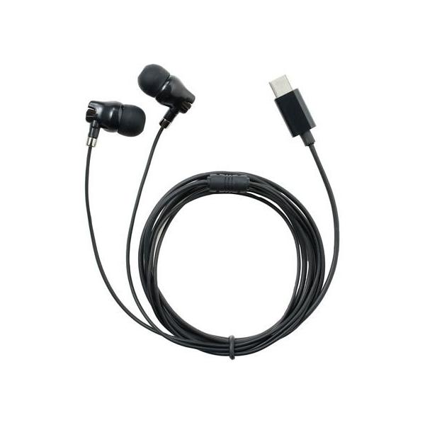 【商品説明】●キャッチコピー：密閉性抜群のカナル型！ＵＳＢ−Ｃ対応のイヤホン！●商品説明：シンプルで使いやすいＵＳＢ　Ｔｙｐｅ−Ｃ接続のイヤホンです。密閉性の高いカナル型で、外れにくく快適な装着感を実現。Ｓ・Ｍ・Ｌの３種類のイヤーピースが付...