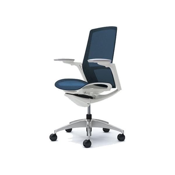【仕様】●品番：Ｃ７８５ＣＷ　Ｆ１Ｅ４●背座タイプ：背／メッシュ、座／メッシュ●カスタムパネル：ホワイト●脚カラー：ポリッシュ●ボディカラー：ホワイト●肘タイプ：アジャストアーム●外寸法：幅６９０〜７４０×６８５×９７０〜１０７０ｍｍ●座面...