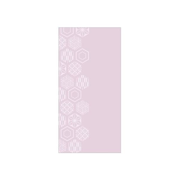 【商品説明】淡紅藤色（うすべにふじいろ）のポチ袋【幸運】　香り高い藤の花は幸運を引き寄せるといわれ、魔除けの効果もあります。　渡した相手に「幸運が訪れる」ように思いを込めました。　お札を折らずに入れることができる万型サイズ。　パール印刷が美...