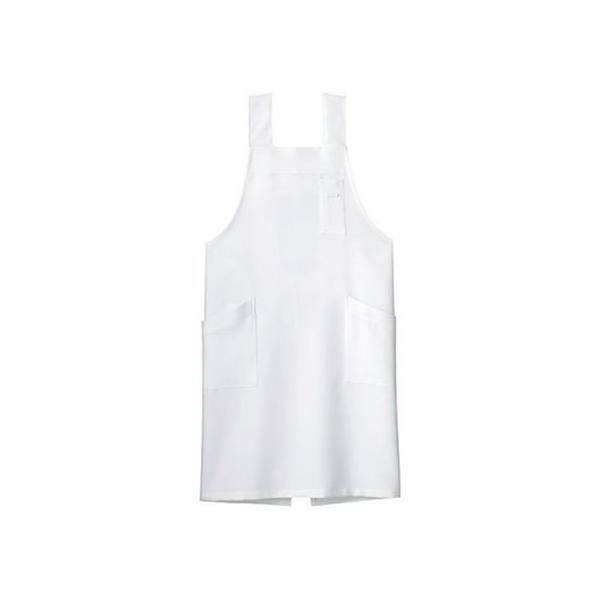 【商品説明】漂白剤をはじく＆付着による色アセ防止のダブル効果を発揮する胸当てエプロン。Ｈ型なので着脱らくらく。【仕様】●素材：ツイル（ポリエステル１００％）●Ｍ／前中心丈８８ｃｍ胴回り９８ｃｍ　Ｌ／前中心丈９０ｃｍ胴回りＬ１１０ｃｍ●静電気...