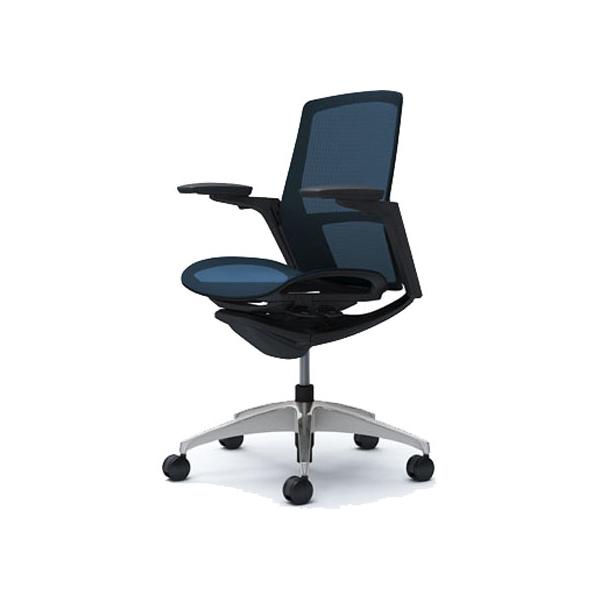 【仕様】●品番：Ｃ７８１ＡＲ　Ｆ１Ｅ４●背座タイプ：背／メッシュ、座／メッシュ●カスタムパネル：ブラック●脚カラー：ポリッシュ●ボディカラー：ブラック●肘タイプ：アジャストアーム●外寸法：幅６９０〜７４０×６８５×９１０〜１０１０ｍｍ●座面...