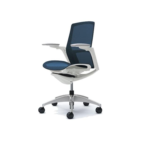 【仕様】●品番：Ｃ７８１ＣＷ　Ｆ１Ｅ４●背座タイプ：背／メッシュ、座／メッシュ●カスタムパネル：ホワイト●脚カラー：ポリッシュ●ボディカラー：ホワイト●肘タイプ：アジャストアーム●外寸法：幅６９０〜７４０×６８５×９１０〜１０１０ｍｍ●座面...