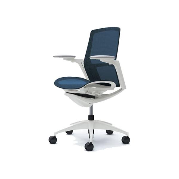 【仕様】●品番：Ｃ７８１ＷＷ　Ｆ１Ｅ４●背座タイプ：背／メッシュ、座／メッシュ●カスタムパネル：ホワイト●脚カラー：ホワイト●ボディカラー：ホワイト●肘タイプ：アジャストアーム●外寸法：幅６９０〜７４０×６８５×９１０〜１０１０ｍｍ●座面高...