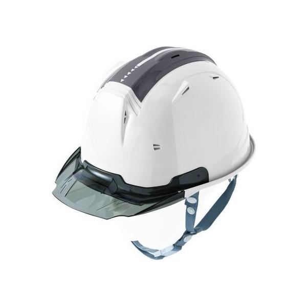 【商品説明】高輝度反射により頭上、背面の視認性と安全性が向上。ヘルメット内の通気性を考えたベンチレーション搭載。リフレクションシリーズウェアとカラーリングを揃えコーディネートしやすく、アゴ紐／バイザー／名入れ加工でコーポレートイメージカスタ...