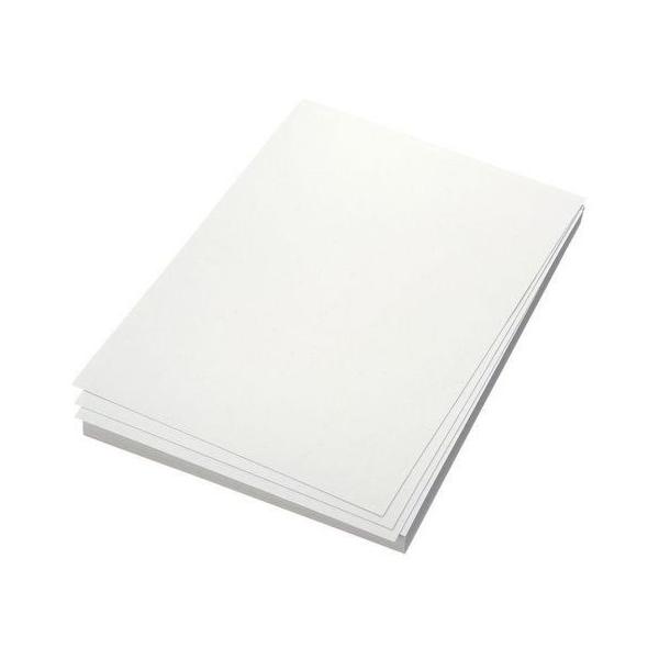 【商品説明】表紙にプリンターでキレイに印字できる綴じ込み表紙です。【仕様】●材質：古紙パルプ●坪量：３１０ｇ／ｍ２●紙厚：約０．３９ｍｍ●サイズ：Ａ４●寸法：タテ２１０×ヨコ２９７ｍｍ●穴：なし●白色度：約６４％●注文単位：１パック（５０枚）