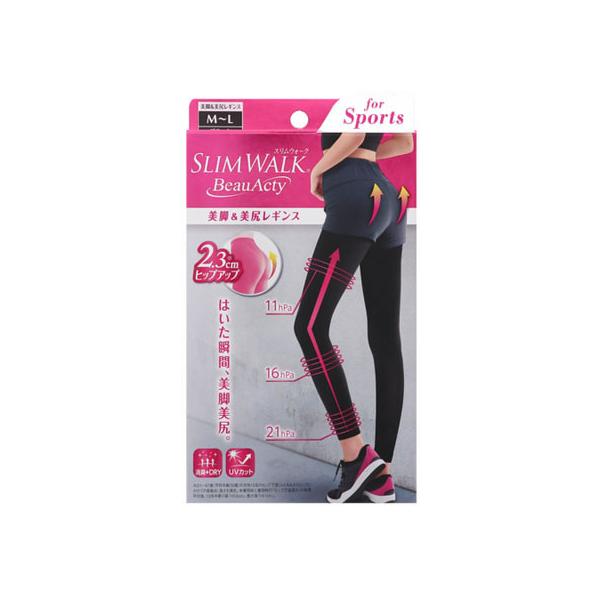 【商品説明】足首、ふくらはぎ、太ももの３段階着圧でスッキリ美脚。【仕様】●Ｍ〜Ｌ●内容量：１足●色：ブラック●原産国：日本