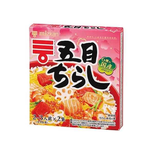 【商品説明】６種類の国産具材を使用した、彩り鮮やかなちらし寿司の素です。ご飯に混ぜるだけの手軽さでちらし寿司が出来上がります。普段のお食事からハレの日には色々なトッピングをして、家族みんなでお楽しみいただけます。【仕様】●注文単位：１個